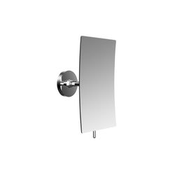Emco Kosmetikspiegel round mit Emco glue system, 3-fach, eckig, 132x208 mm, chrom, 109400137 109400137
