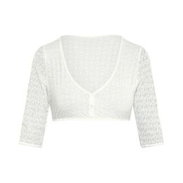 SuSa 3/4-Arm Dirndlbluse Ivory (Gr&ouml;&szlig;e: 38)