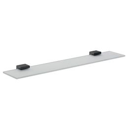 Emco loft Ablage, Glasteil satiniert 600 mm, schwarz, 051013360 051013360