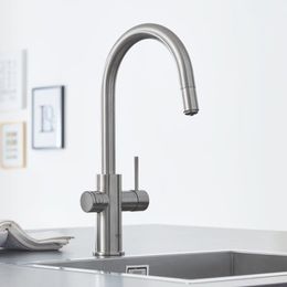 Grohe Red K&uuml;chenarmatur Mono mit Hot- und Filtersystem, schwenkbar, 30085DC1#CH, Mono