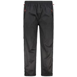 Herren Gro&szlig;e Gr&ouml;&szlig;en | ADAMO &Uuml;berzieh-Regenhose, wind- und wasserdicht Farbe schwarz Gr&ouml;&szlig;e: 3XL