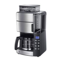 Russell Hobbs 25610-56 Grind & Brew Kaffeeautomat mit Mahlwerk Edelstahl / schwarz