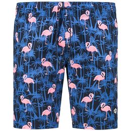 Jack & Jones Herren Gro&szlig;e Gr&ouml;&szlig;en | Jack&Jones Badeshorts mit Allover-Muster Farbe blau Gr&ouml;&szlig;e: W40
