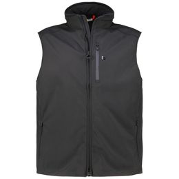Herren Gro&szlig;e Gr&ouml;&szlig;en | Wellensteyn Softshellweste "Alpinus-Vest" mit Stretch, wasserabweisend Farbe schwarz Gr&ouml;&szlig;e: 4XL