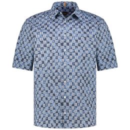 Herren Gro&szlig;e Gr&ouml;&szlig;en | BOSS Freizeithemd aus Baumwolle Farbe blau/schwarz Gr&ouml;&szlig;e: 4XL