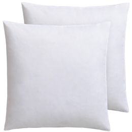 Federkissen Otto Keller "Annabelle, Kopfkissen & Dekokissen, in vielen Gr&ouml;&szlig;en erh&auml;ltlich.", wei&szlig;, B:80cm L:80cm, Bezug: 100% Baumwolle. F&uuml;llung: 100% Federn, Kopfkissen, Sofakissen, Dekokissen und auch als Schlafkissen.