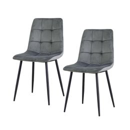 HTI-Living Stuhl Mesa Velvet 2er-Set