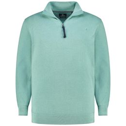 Herren Gro&szlig;e Gr&ouml;&szlig;en | Lerros Strickpullover aus Baumwolle Farbe t&uuml;rkis Gr&ouml;&szlig;e: 4XL