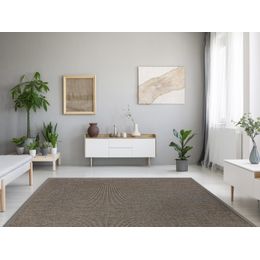 Sisalteppich Dekowe "Mara S2 mit Bord&uuml;re", grau (smoke), B:80cm H:5mm L:150cm, Sisal, Teppiche, Sisalteppich, Flachgewebe, Material: 100% Sisal, Wohnzimmer, Kundenliebling