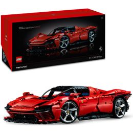 Konstruktionsspielsteine Lego "Ferrari Daytona SP3 (42143), Lego Technic", bunt, Spielbausteine, Kunststoff, Made in Europe