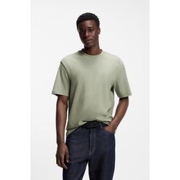 T-Shirt Hugo, Jungen, Gr. XL, light, pastel gr&uuml;n337, Single Jersey, Obermaterial: 100% Baumwolle, unifarben, relaxed fit normal, Rundhals, abgesteppte Kante, Shirts T-Shirt, Rundhalsausschnitt, Relaxed Fit, Logo-Print