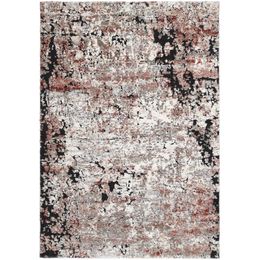 Teppich OCI DIE TEPPICHMARKE "CYRUS SHINE", beige (creme, rot), B:200cm H:20mm L:290cm, Polypropylen, Teppiche, Teppich, Kurzfor, maschinell gewebt, Perlglanz in der Oberfl&auml;che