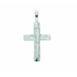 Adelia&acute;s Kreuzkette ADELIA&acute;S "Halskette - Kreuzkette mit Kreuz Anh&auml;nger aus 925 Silber", silber, Halsketten, Damen, Silber 925 (Sterlingsilber), Kreuzkette, Schmuckset mit bis 45 cm stufenlos verstellbarer 925 Silber Halskette