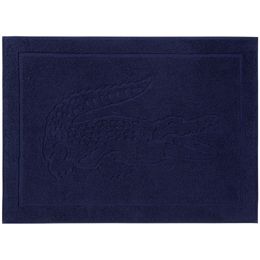 Badematte Lacoste "&raquo;LLacoste&laquo;", marine, H:20mm, Baumwolle, Badematten, Badematte, hochwertige Badematte in Gr&ouml;&szlig;e 55x80 cm