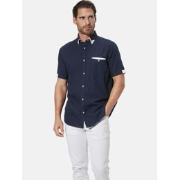 Businesshemd Babista "Kurzarmhemd STEFZITE", Herren, Gr. 5XL, weit, blau (dunkelblau), Obermaterial: 100% Baumwolle CO., Hemden