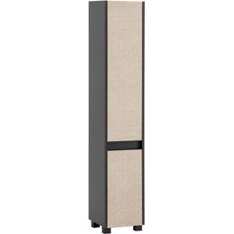 Hochschrank Schildmeyer "Sander, Hochschrank, Made in Germany, B: 30,1 cm", anthrazit, canasta, B:30,2cm H:164,5cm T:33cm, FSC-zertifizierter Holzwerkstoff, Schr&auml;nke, Hochschrank, Solide Verarbeitung - Dieses Produkt ist in Deutschland gefertigt
