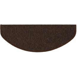 Stufenmatte OTTO HOME "Blackburn, melierte Schlinge", braun (dunkelbraun), B:23,5cm H:4mm L:65cm, Kunstfaser, Teppiche, gro&szlig;e Farbauswahl, selbstklebend, auch als Set 15 St&uuml;ck