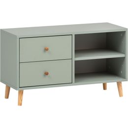 Bank Schildmeyer "Bjarne, Bank, melaminharzbeschichtet, Made in Germany, B: 78,9 cm", gr&uuml;n (pistazie), B:78,9cm H:46,5cm T:33cm, FSC-zertifizierter Holzwerkstoff, Sitzb&auml;nke, Solide Verarbeitung - Dieses Produkt ist in Deutschland gefertigt