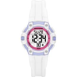 Chronograph Skechers "ANOKA", wei&szlig;, Armbanduhren, Kinder, Chronograph, Quarzuhr, Armbanduhr, Kinder, Jugendliche, digital, Tag, Wochentag