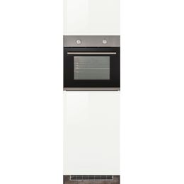 Backofen/K&uuml;hlumbauschrank KOCHSTATION "KS-Virginia,neu in verbesserter Ausf&uuml;hrung", wei&szlig; (wei&szlig; hochglanz, eiche vintage), B:60cm H:200cm T:60cm, Holzwerkstoff, Schr&auml;nke, Backofenumbauschrank K&uuml;hlschrankumbauschrank, Breite 60 cm, H&ouml;he 200 cm, Nische f&uuml;r Ofen B/H/T: 56/59/55 cm