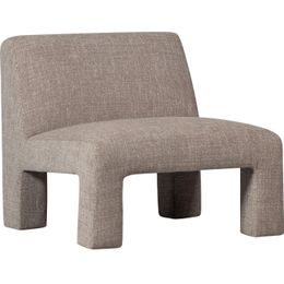 Sessel Woood "Lavid Synthesefaser-Webstoff vollst&auml;ndig bezogen H 86 x B 71 x T 71 cm", beige (natur), B:74cm H:73cm T:84cm, Sessel, Sessel, Tragkraft 120 kg, Maximale Verschlei&szlig;festigkeit, abgerundeter Form
