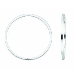 Adelia&acute;s Paar Creolen ADELIA&acute;S "42,6 mm ⌀ Creolen Ohrringe 925 Silber", silber, Ohrringe, Damen, Damen, Silber 925 (Sterlingsilber), Silberohrringe