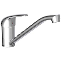 Sch&uuml;tte Sp&uuml;ltischarmatur SCH&Uuml;TTE "FALCON", silber (chrom), B:4,9cm H:14,4cm, Messing, Armaturen, Niederdruck Armatur K&uuml;che, 360 schwenkbare Mischbatterie