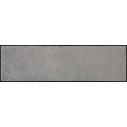 Fu&szlig;matte "Original Uni, Schmutzfangteppich", grau, B:35cm H:9mm L:120cm, Kunstfaser, wash+dry by Kleen-Tex, Teppiche, Fu&szlig;matte, Schmutzmatte, rutschhemmend, auch als L&auml;ufer erh&auml;ltlich