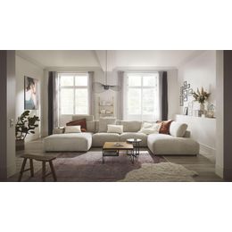 Wohnlandschaft Musterring "Lucia viel Platz, bequem, U-Form", grau (hellgrau), B:434cm H:81cm T:204cm, Sofas, Wohnlandschaft, Verschiedene Farben, inkl. Kopfst&uuml;tze, Gesamtbreite 434 cm