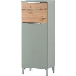 Midischrank Schildmeyer "Smilla, Midischrank, Made in Germany, B: 40,2 cm", gr&uuml;n (pistazie, eiche landhausfarben), B:40,3cm H:109,6cm T:31,9cm, FSC-zertifizierter Holzwerkstoff, Schr&auml;nke, Midischrank, Solide Verarbeitung - Dieses Produkt ist in Deutschland gefertigt