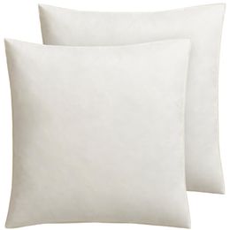 Federkissen Otto Keller "Annabelle, Kopfkissen & Dekokissen, in vielen Gr&ouml;&szlig;en erh&auml;ltlich.", beige (creme), B:80cm L:80cm, Bezug: 100% Baumwolle. F&uuml;llung: 100% Federn, Kopfkissen, Sofakissen, Dekokissen und auch als Schlafkissen.