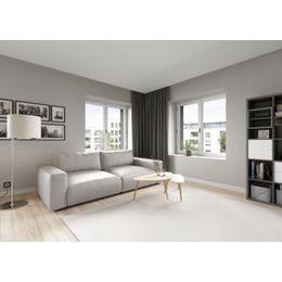 Big-Sofa Musterring "LUCIA Mega Sofa, hoher Sitzkomfort, Breite 252cm, Kontrastnaht", beige (beige bax), B:252cm H:81cm T:124cm, Flachgewebe FLORIS (100% Polyester);Flachgewebe VALMONT (60% Baumwolle/ 40% Leinen);Microfaser CRONA (100% Polyester), Sofas, Big-Sofa, in vielen Qualit&auml;ten und 4 unterschiedlichen N&auml;hten, 2,5-Sitzer