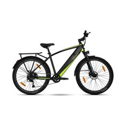 E-Bike SACHSENRAD "R8T Flex III mit Gep&auml;cktr&auml;ger" Gr. 50, schwarz, Elektrofahrr&auml;der, 50cm, 27,5 Zoll (69,85cm)