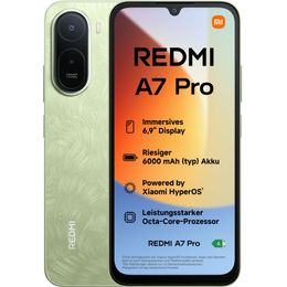 Xiaomi Smartphone "REDMI A7 Pro 4G 4+128GB", Energieeffizienz: A (A-G), palm gr&uuml;n, 128 GB, Mobiltelefone