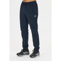 Sweathose Virtus "Benan V2", Herren, Gr. XL, US-Gr&ouml;&szlig;en, dunkelblau, denim, 91% Polyester, 9% Elasthan, unifarben, lang, Hosen Sweathose, mit 4-Wege-Stretch