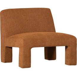 Sessel Woood "Lavid Synthesefaser-Webstoff vollst&auml;ndig bezogen H 86 x B 71 x T 71 cm", gelb (ingwer), B:74cm H:73cm T:84cm, Sessel, Sessel, Tragkraft 120 kg, abgerundeter Form, Maximale Verschlei&szlig;festigkeit