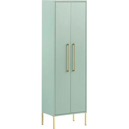 Midischrank Schildmeyer "Sarah", gr&uuml;n (mintfarben), B:46,2cm H:154,7cm T:30,1cm, FSC-zertifizierter Holzwerkstoff, Schr&auml;nke, Midischrank, Solide Verarbeitung - Dieses Produkt ist in Deutschland gefertigt