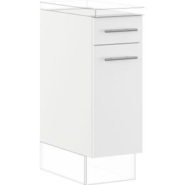 Unterschrank IMPULS K&Uuml;CHEN "Prag", in drei Breiten, H&ouml;he: 72,3 cm, mit Soft-Close", wei&szlig;, B:30cm H:72,3cm T:57,6cm, Dekorfolie, Holzwerkstoff, Schr&auml;nke, Unterschrank, vormontiert, mit Schubkasten und einem Einlegeboden hinter der T&uuml;r