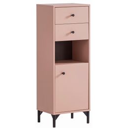 Midischrank Schildmeyer "Smash, Midischrank, Made in Germany, B: 40 cm", rot (apricot), B:40,3cm H:114,4cm T:33cm, FSC-zertifizierter Holzwerkstoff, Schr&auml;nke, Midischrank, Solide Verarbeitung - Dieses Produkt ist in Deutschland gefertigt