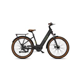 E-Bike SACHSENRAD "C5 Centro II mit Diebstahlsicherung" Gr. 48, schwarz, Elektrofahrr&auml;der, 48cm, 27,5 Zoll (69,85cm)