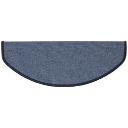 Stufenmatte OTTO HOME "Blackburn, melierte Schlinge", blau (hellblau), B:23,5cm H:4mm L:65cm, Kunstfaser, Teppiche, gro&szlig;e Farbauswahl, selbstklebend, auch als Set 15 St&uuml;ck