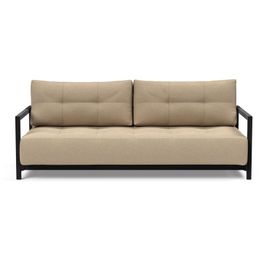 Schlafsofa INNOVATION LIVING &trade; "Bifrost - Extrabreite Liegefl&auml;che & hochwertige Schlaffunktion", braun (mocha), B:209cm H:83cm T:117cm, 100% Polyester, Sofas, Schlafsofa, Einzel- und Doppelbett, bequem und komfortabel