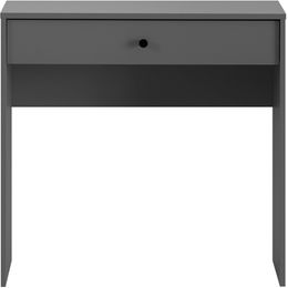 Schminktisch Schildmeyer "Smash, Schminktisch, Made in Germany, B: 80 cm", grau (anthrazit, anthrazit, anthrazit), B:80,1cm H:78,5cm T:40cm, Tische, Schminktisch, Solide Verarbeitung - Dieses Produkt ist in Deutschland gefertigt