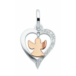 Adelia&acute;s Kettenanh&auml;nger ADELIA&acute;S "Anh&auml;nger 925 Silber mit Zirkonia", silber, Schmuckanh&auml;nger, Damen, mit Zirkonia, Silber 925 (Sterlingsilber), Kettenanh&auml;nger, Silberanh&auml;nger