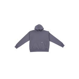 Kapuzensweatshirt DROPSIZE "Dropsize SUPER HEAVY BLANK HOODIE", Herren, Gr. M, steel grau, 70% Baumwolle, 30% Polyester, unifarben, Rundhals, Sweatshirts