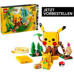 Konstruktionsspielsteine Lego "SMART Play: Trainingshaus mit Pikachu (72164), Lego Pok&eacute;mon", bunt, Spielbausteine, Kinder, Kunststoff, inklusive SMART Brick; mit Licht- und Soundeffekten