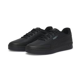 Sneaker Puma "COURT CLASSIC CLEAN", Damen, Gr. 42,5, Puma schwarz, Puma schwarz, Synthetik, Schuhe Sneaker, mit SoftFoam+ Innensohle, mit Synthetik-Obermaterial, mit Schn&uuml;rung