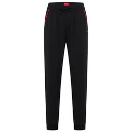 Sweathose HUGO UNDERWEAR "NOAH", Herren, Gr. L (52), N-Gr, schwarz (schwarz 001), Sweatware, Obermaterial: 61% Baumwolle, 34% Modal, 5% Elasthan, normal lang, Hosen Sweathose