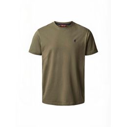 MCS Herren Kurzarmhemd "MCS T-shirt MCOhio", gr&uuml;n, Gr. XL, Obermaterial: 100% Baumwolle, Hemden