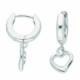 Adelia&acute;s Paar Creolen ADELIA&acute;S "11,8 mm ⌀ Creolen Ohrringe 925 Silber", silber, Ohrringe, Damen, Damen, Silber 925 (Sterlingsilber), Silberohrringe
